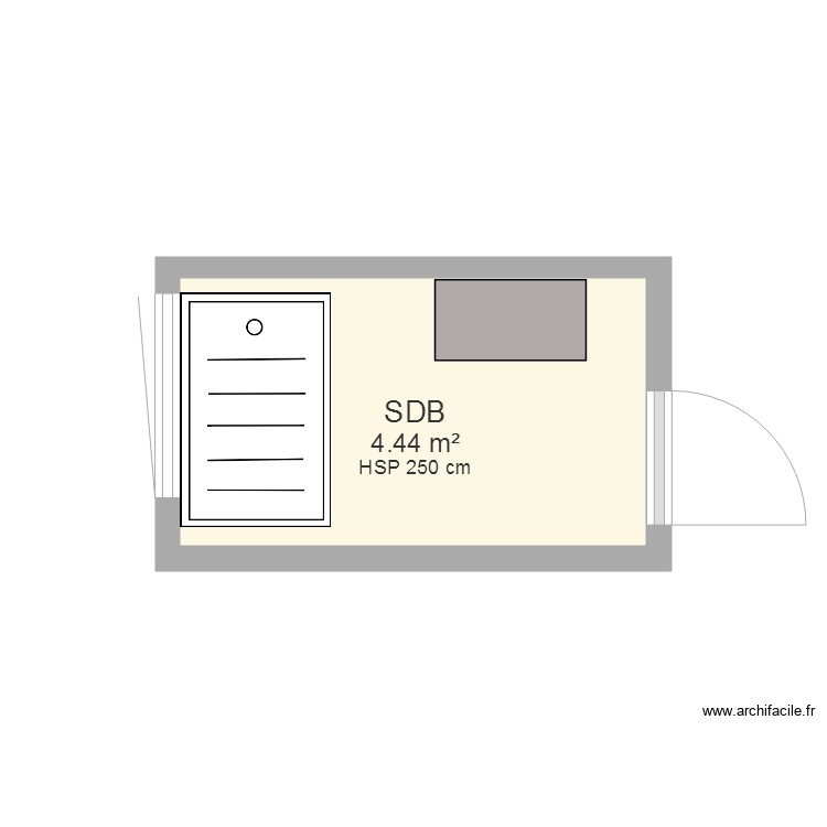 Plan – SDB Projet – Par DANYDOM ️ | ArchiFacile