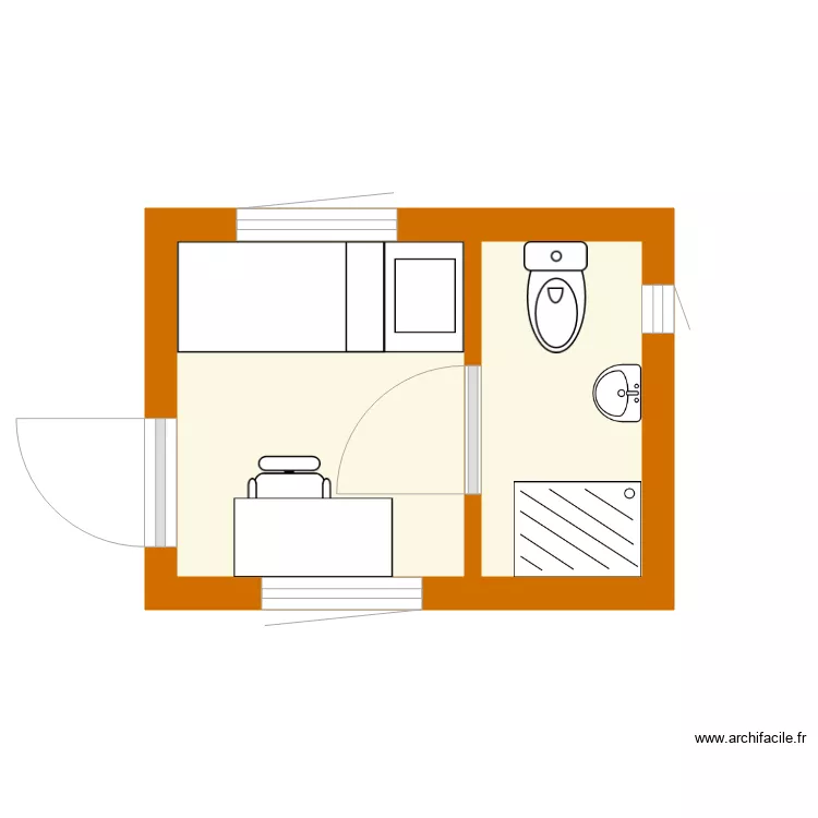 Plan – guérite – Par Kellian974 ️ | ArchiFacile