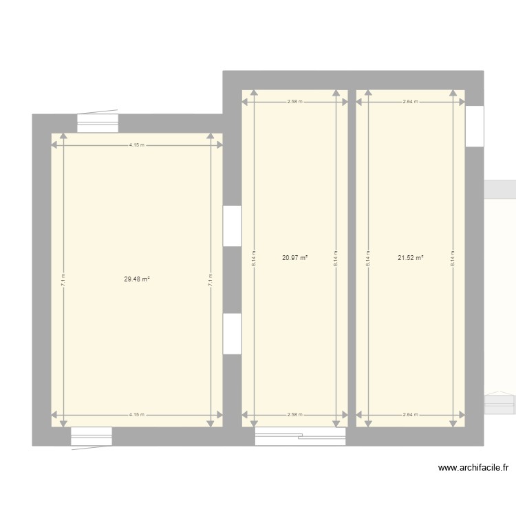 Plan – plan des murs ext – Par benj58 ️ | ArchiFacile