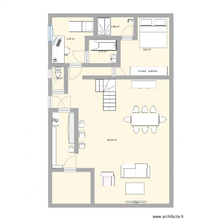 New archi - Plan dessiné par ptilo