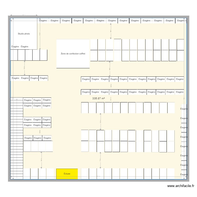 Logistique Niveau 2 - Plan dessiné par bazt7