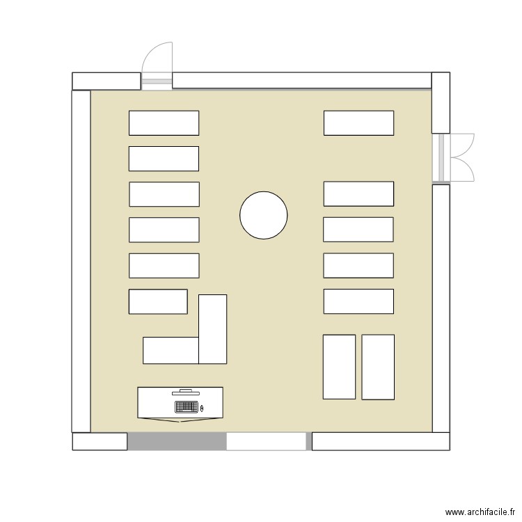 plan magasin - Plan dessiné par val2308