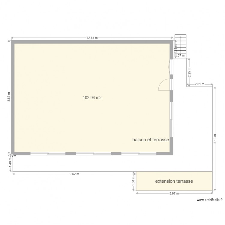 Plan – Maison2extension – Par vincent favier ️ | ArchiFacile