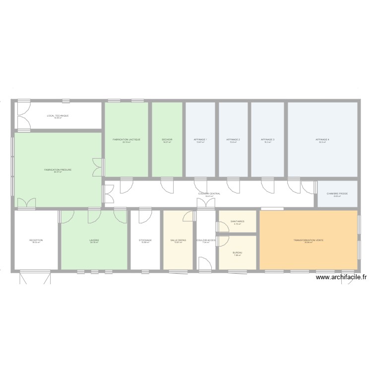 Plan – FROMAGERIE 2 – Par fromageriedusamson ️ | ArchiFacile