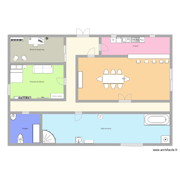 Cluedo deuj - Plan dessiné par Taliraz