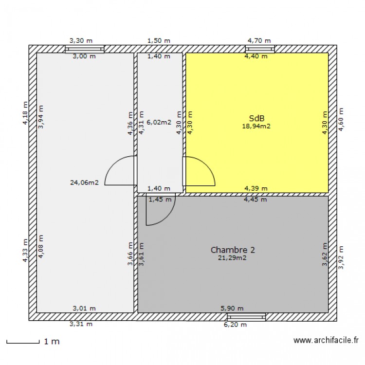Plan – Amenagement des Combles – Par peponne ️ | ArchiFacile