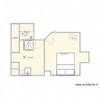 Studio 25m2 - Plan 5 pièces 24 m2 dessiné par leblanc2002