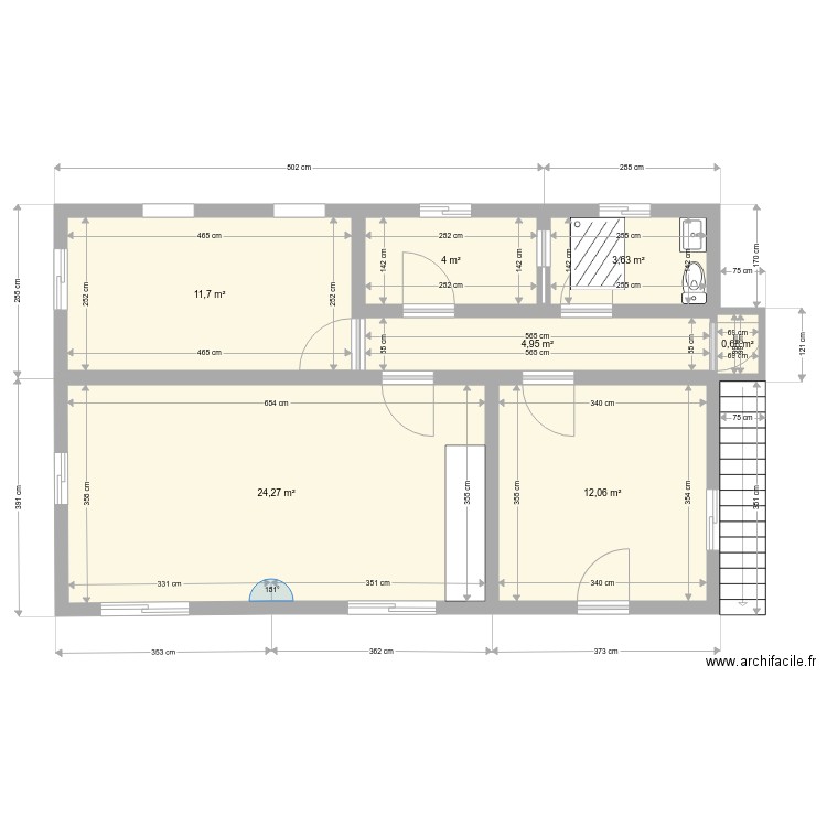 trano - Plan dessiné par maharo