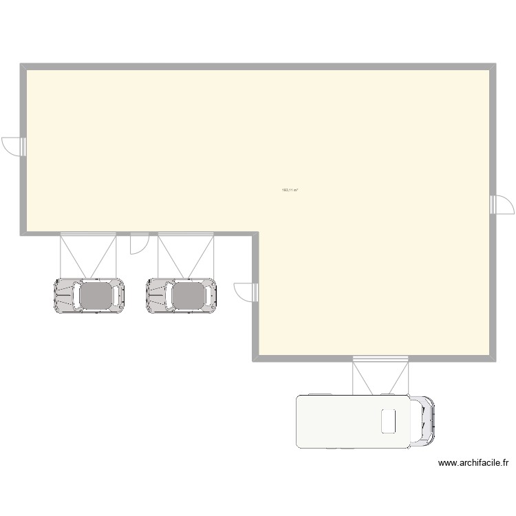 william verbiese - Plan 1 pièce 193 m2 dessiné par charlene735
