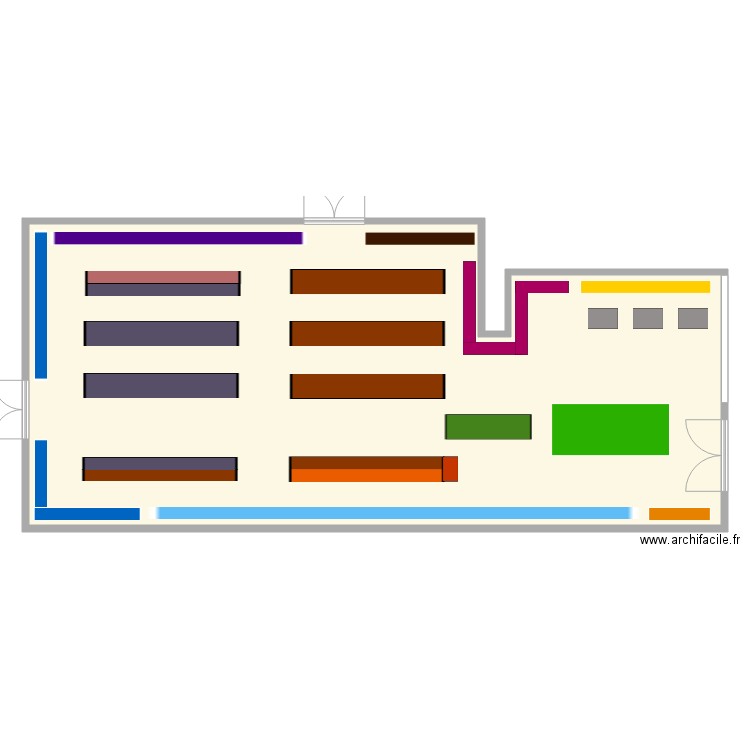 Plan – CARREFOUR CITY BAYARD – Par jollyj ️ | ArchiFacile
