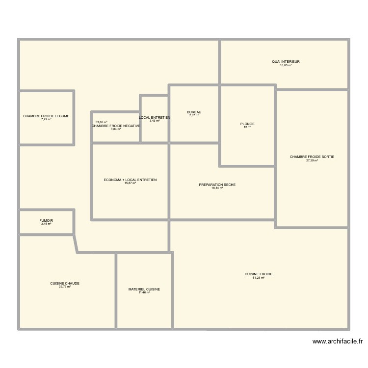 CUISINE - Plan 14 pièces 255 m2 dessiné par VINCE840518