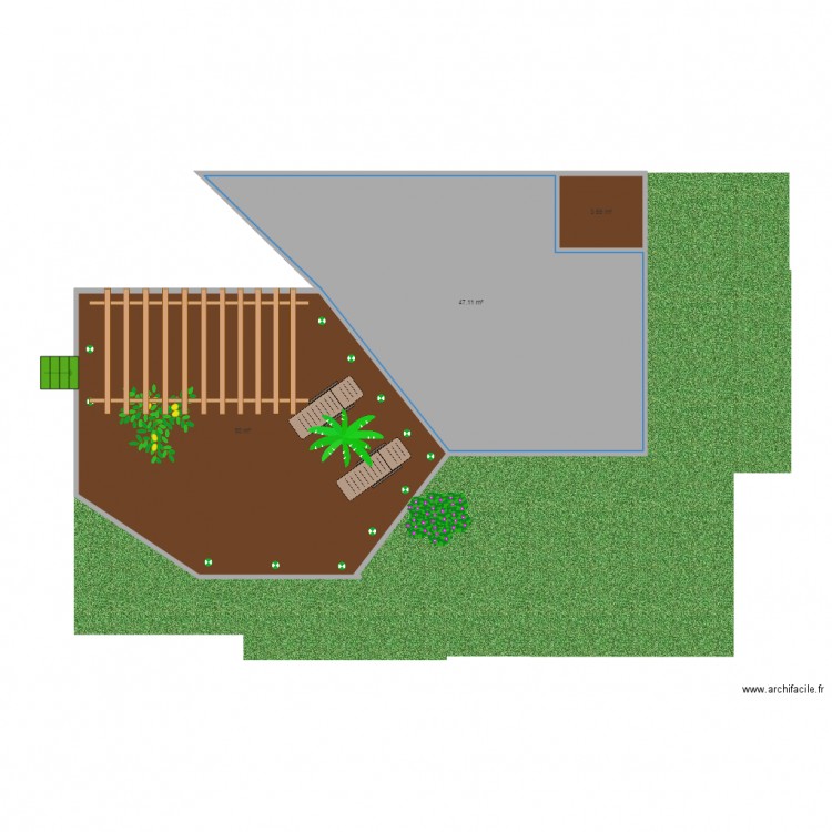 terrasse - Plan dessiné par flo27190