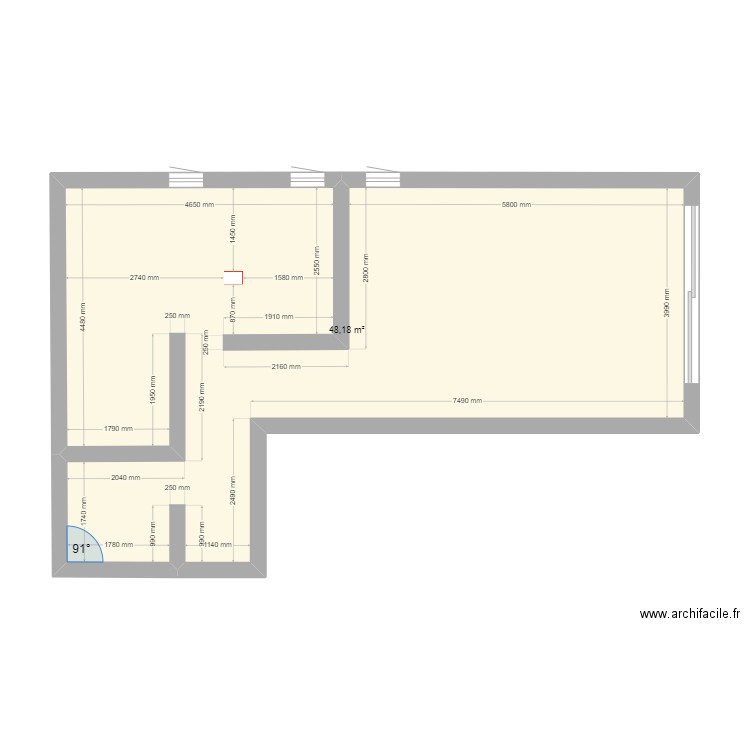 PLAN COTE - Plan dessiné par RIGUEDA