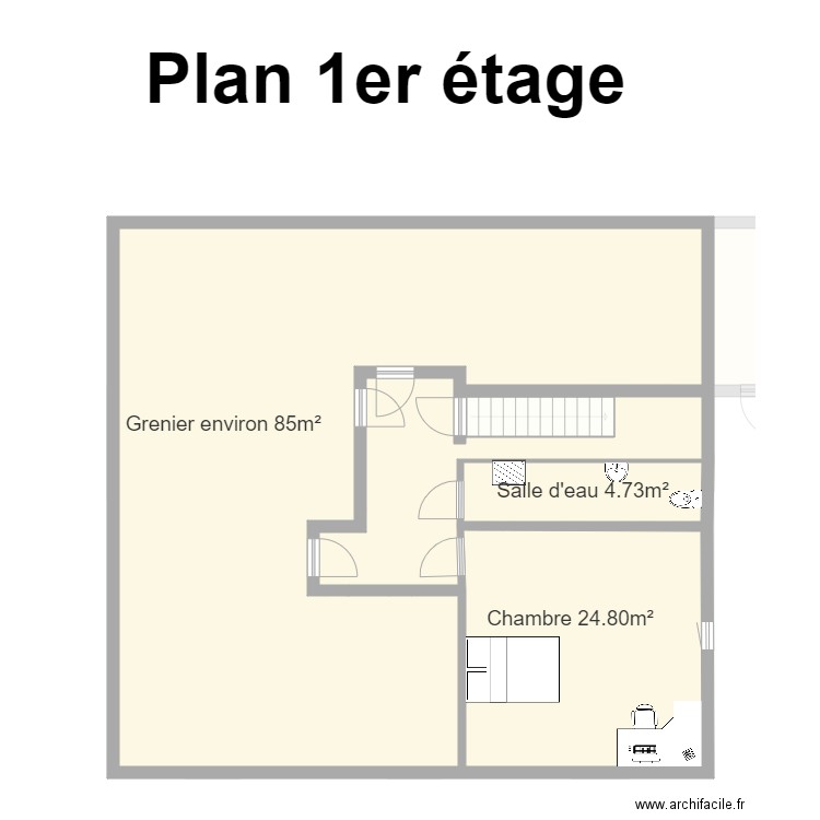 Plan RDC - Plan dessiné par BERARD Cyril