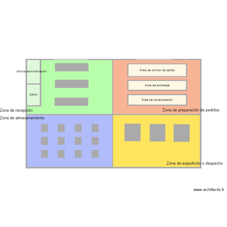 plano almacen - Plan dessiné par pierina