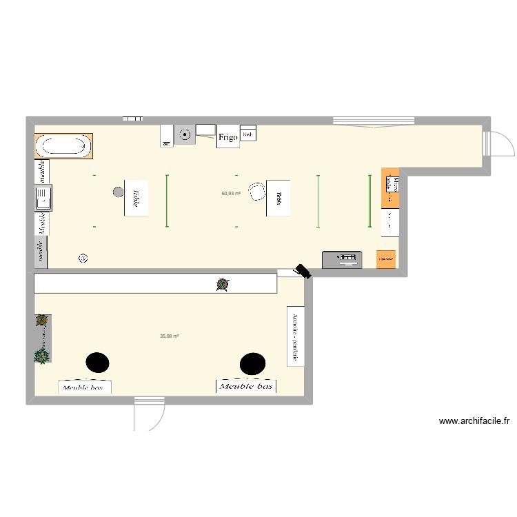 Saloon - Plan dessiné par Sarouille94