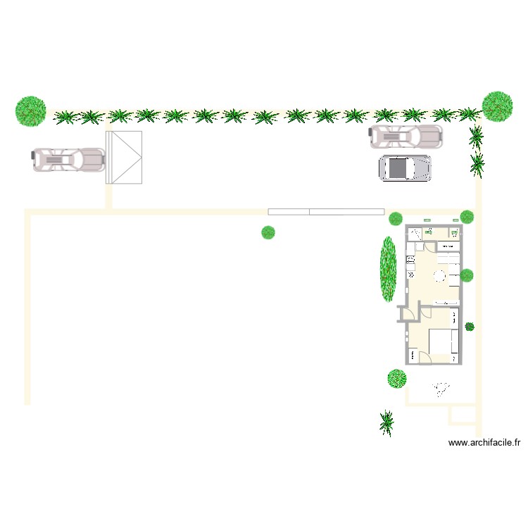 Maison de gardien 20200402 - Plan dessiné par Jome001