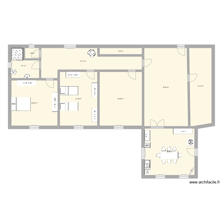 regine - Plan dessiné par Thierry Aupetit