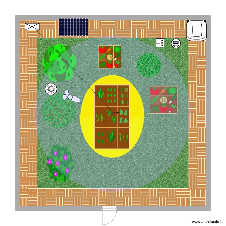 naomie camille - Plan dessiné par jardin4b3