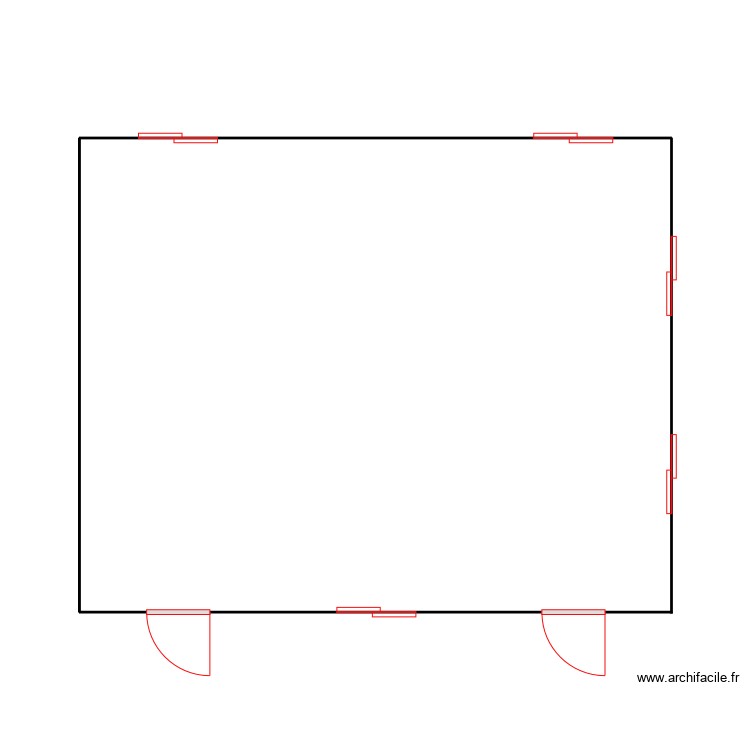 Agglo Déchetterie Sud - Plan dessiné par AEBFO