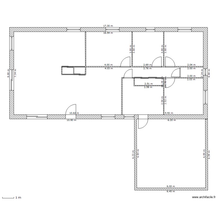 ESSAI SANS MEUBLE - Plan dessiné par liongar