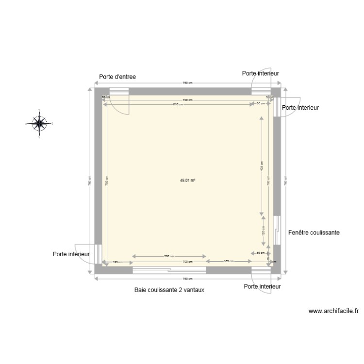 Plan au sol - Plan dessiné par Vincefleurs
