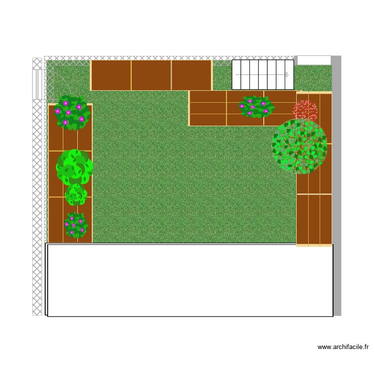 Jardin - Plan dessiné par Bambou67