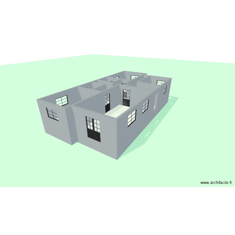 mon plan V3 - Plan 7 pièces 99 m2 dessiné par sitouab