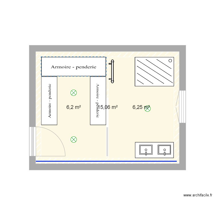 dressing - Plan dessiné par fredpl22
