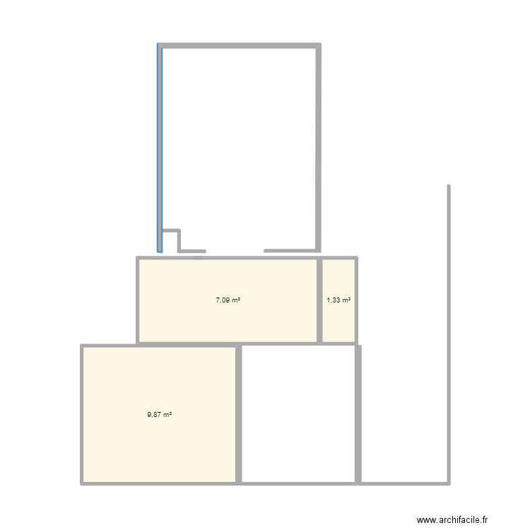 MAISON - Plan 3 pièces 18 m2 dessiné par TORITZA
