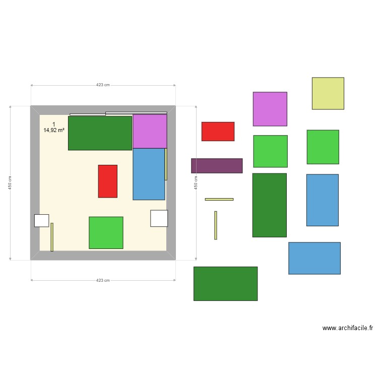 Canapé - Plan dessiné par Madmatt73
