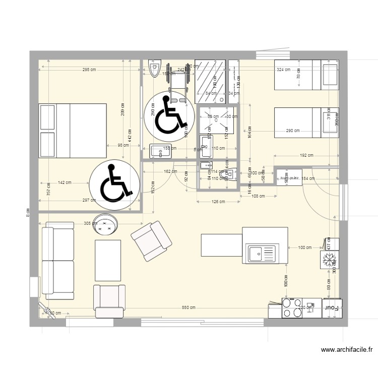 Plan – pmr – Par trezien ️ | ArchiFacile