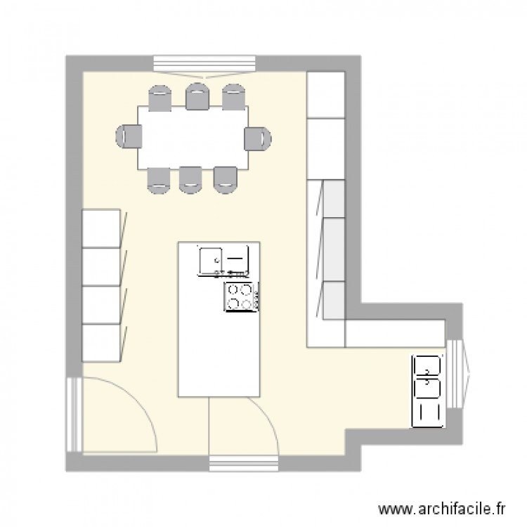 cuisine - Plan dessiné par omer62fr