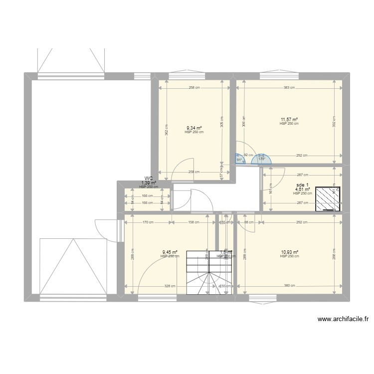 Segré RDC - Plan 7 pièces 49 m2 dessiné par SophieMarrec