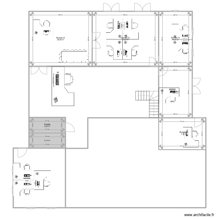 Plan – Bureau – Par CERT974 ️ | ArchiFacile