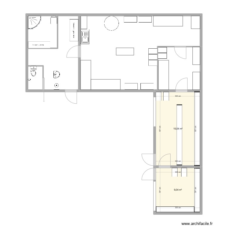 Fromagerie - Plan dessiné par Breanndel