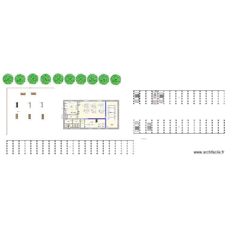 Plan – Réfectoire Version 2 – Par sebtournus ️ | ArchiFacile