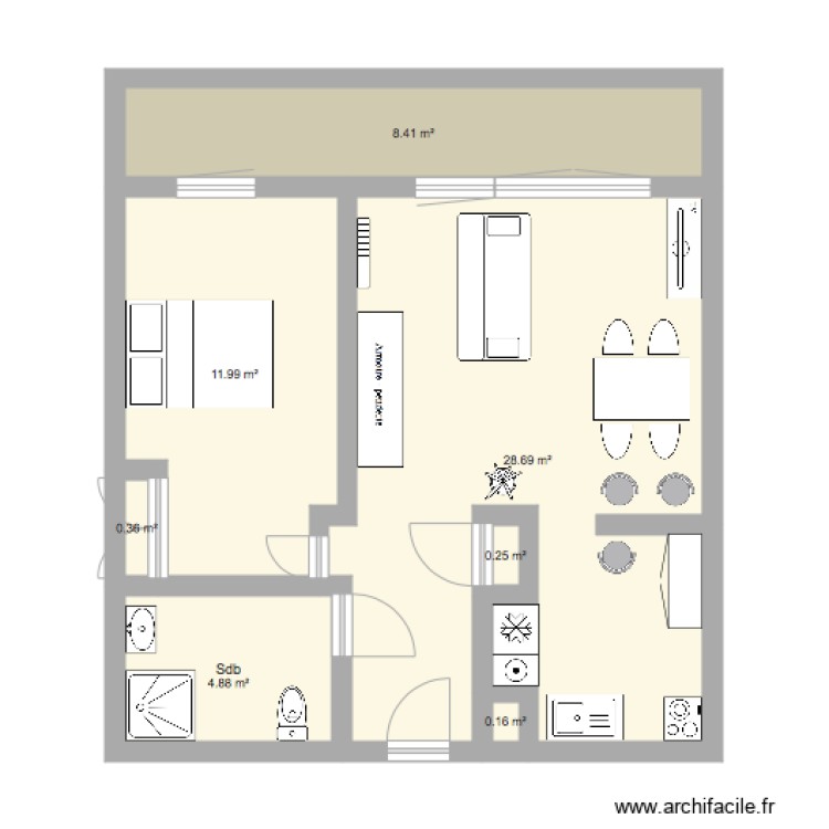 ST PIERRE - Plan dessiné par QUENTINJ2