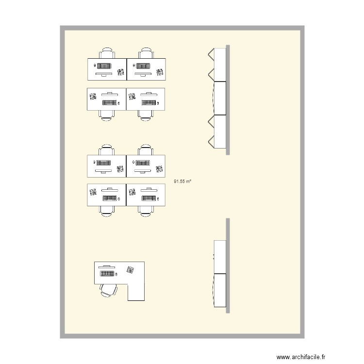 Bad Open Space - Plan dessiné par Meiryo