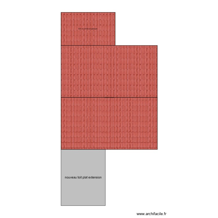 Toitures - Plan dessiné par icilaurent66