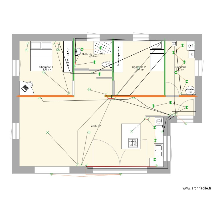 Schema Eclairage Maison | Ventana Blog