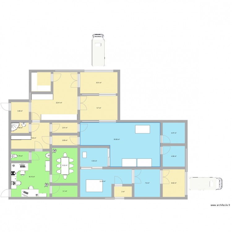 Plan usine - Plan dessiné par Romain Jarlier
