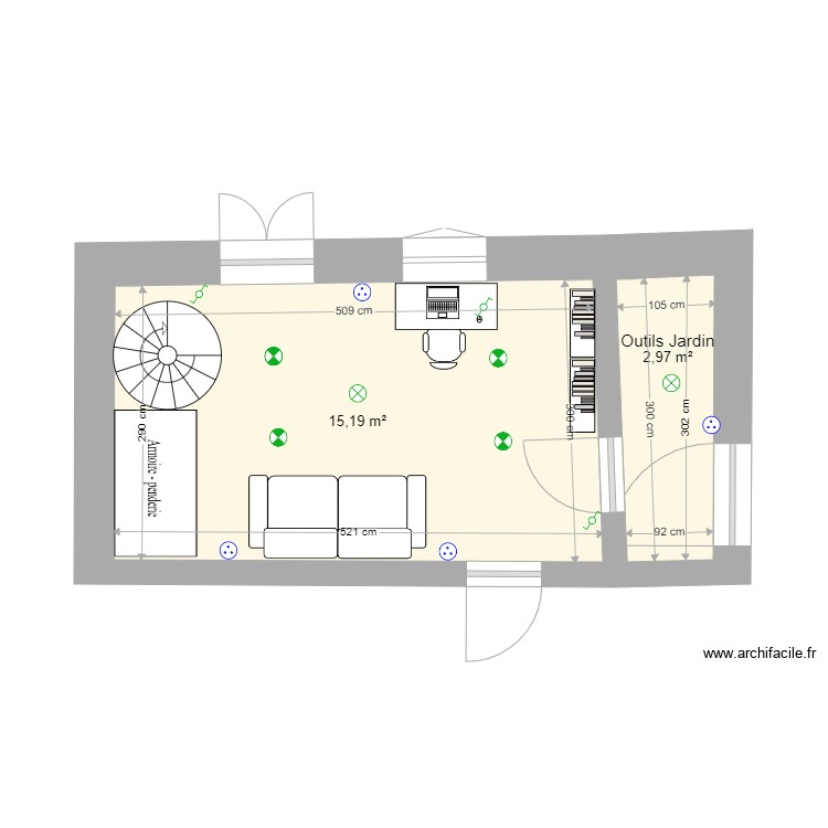 Bureau plan dimension - Plan dessiné par camenc