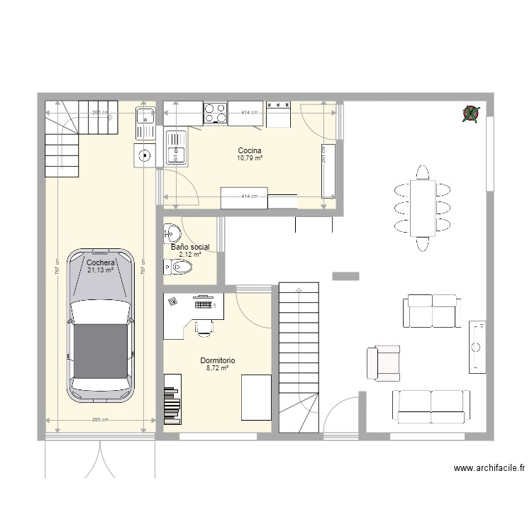 PT1 - Plan dessiné par Ferrr