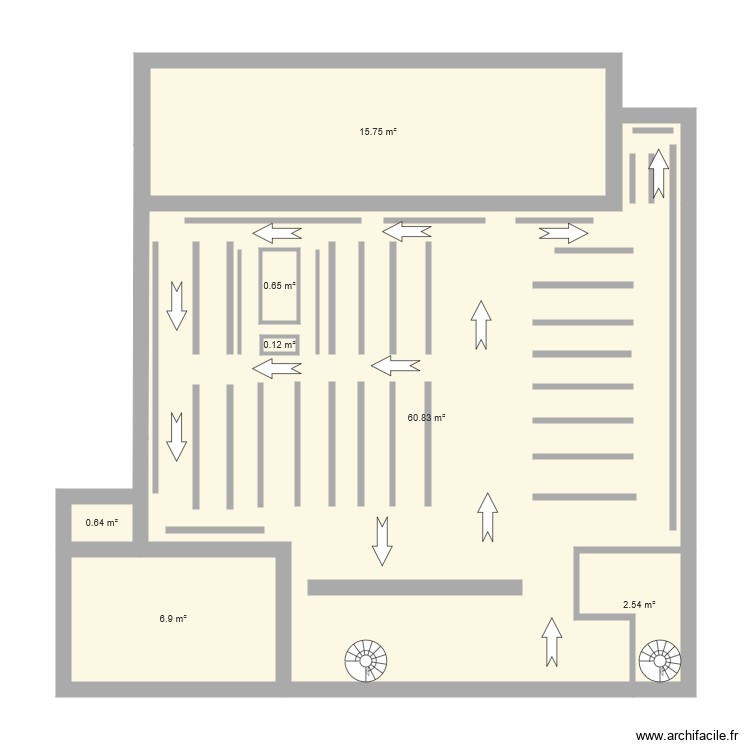 Plan Intermarché - Plan dessiné par RyanNeisse18