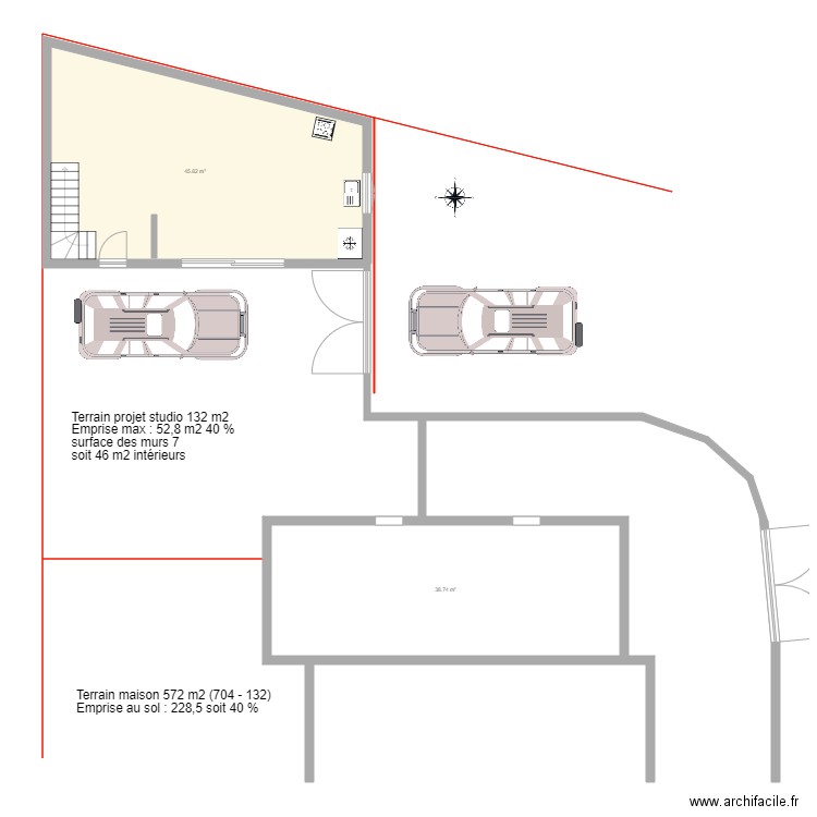 clos après V2 - Plan dessiné par riri65