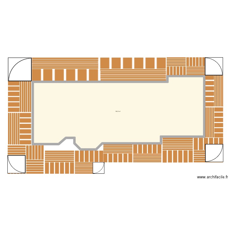 terrasse - Plan dessiné par yelram