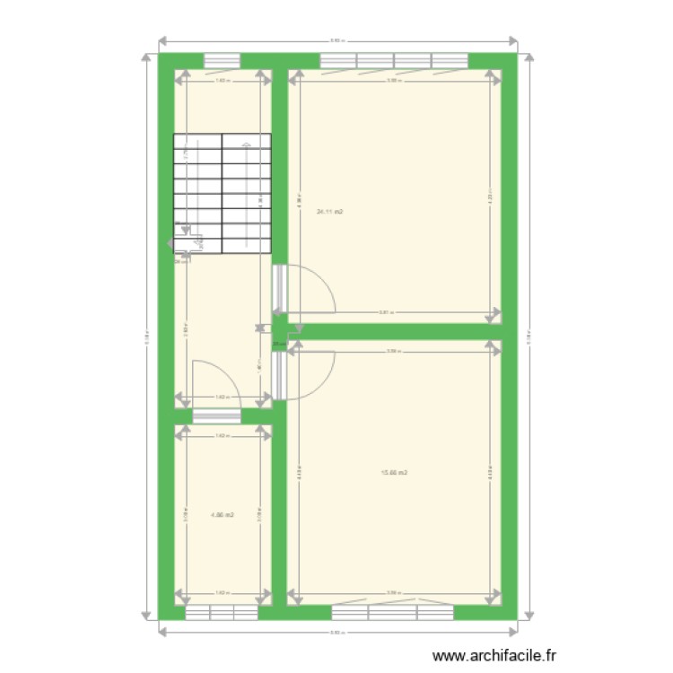 Plan – Brugmann 2eme – Par lioneldesclez ️ | ArchiFacile