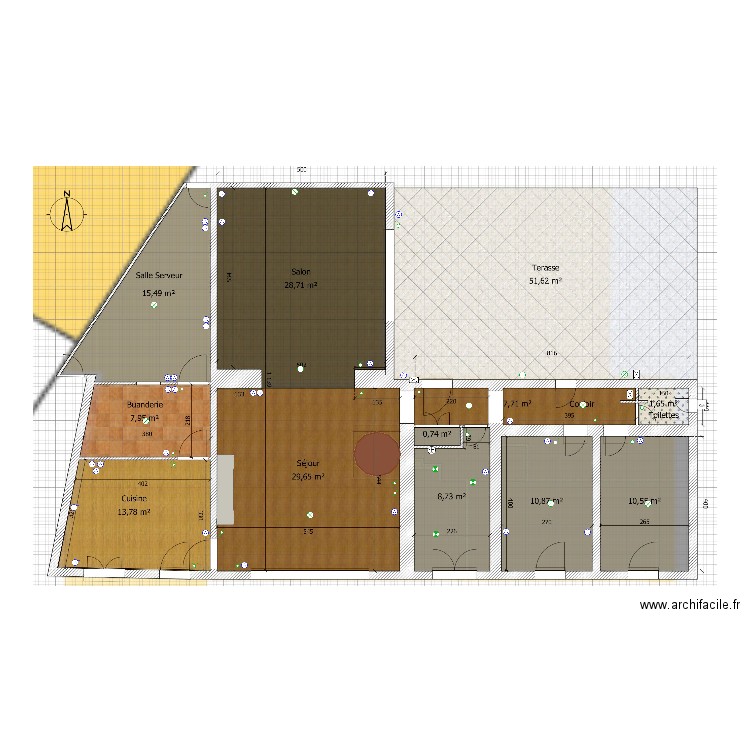 rdc elec - Plan dessiné par Darktoinon