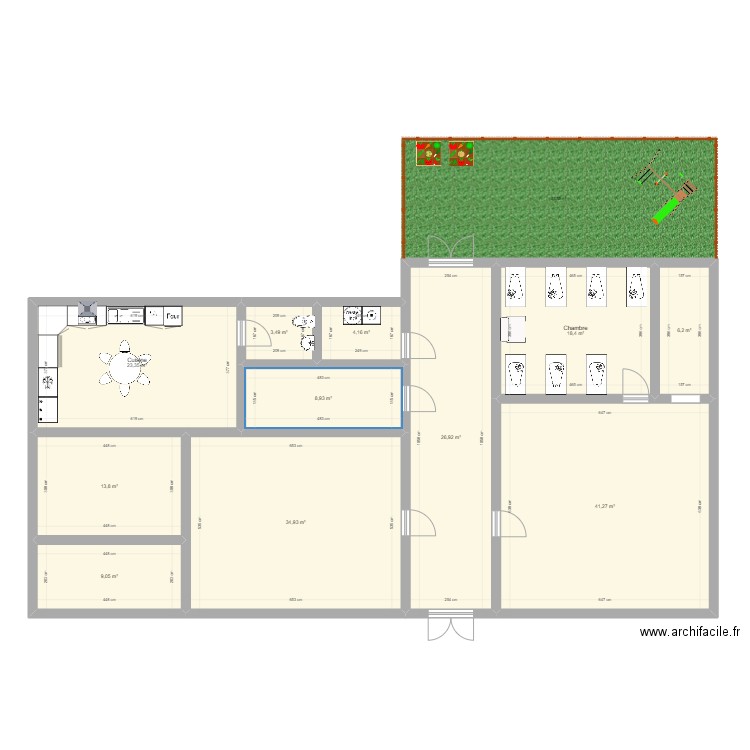 Crèche - Plan dessiné par GManon1